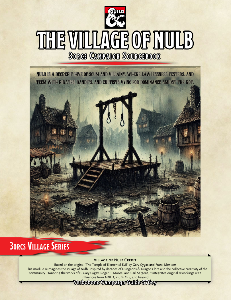 Community Greyhawk: 3orcs Village of Nulb – Greyhawk Grognard